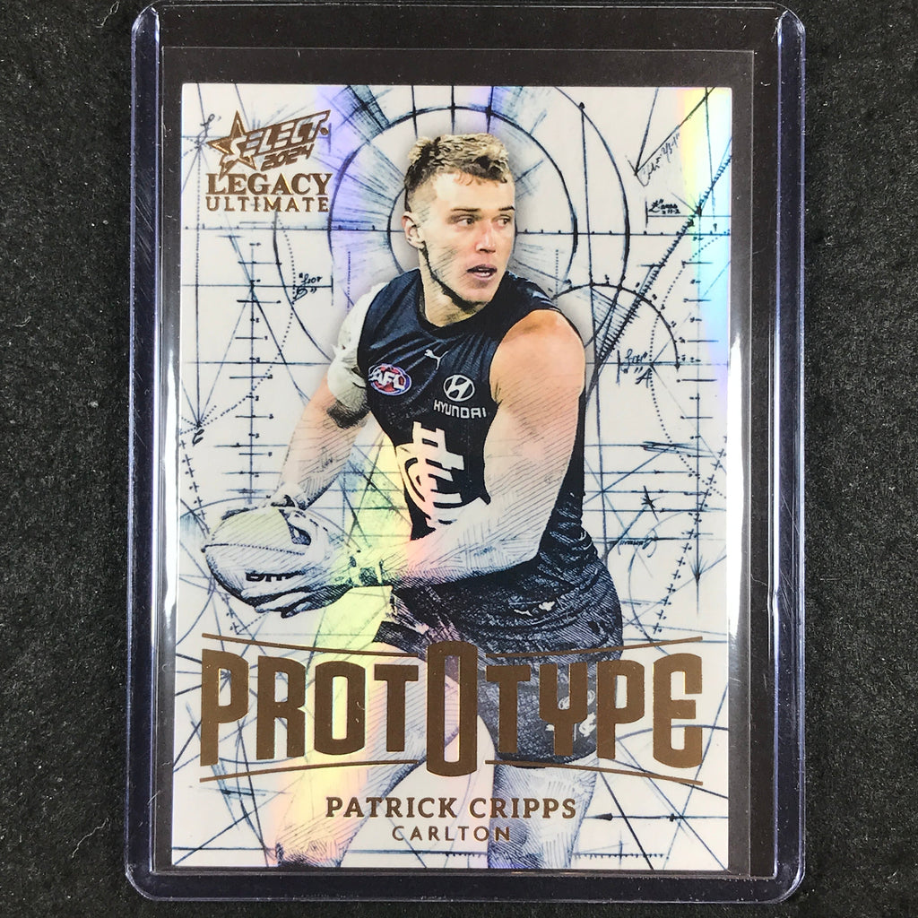 2024 Select AFL Legacy Ultimate PATRICK CRIPPS Prototype 33/60 #18 – Cherry Collectables