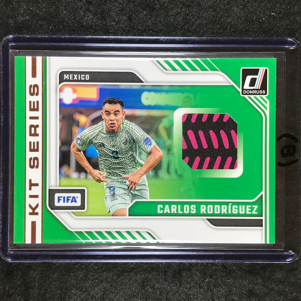 2024-25 Donruss Soccer CARLOS RODRIGUEZ Kit Series Jersey Relic #CRO ( – Cherry Collectables