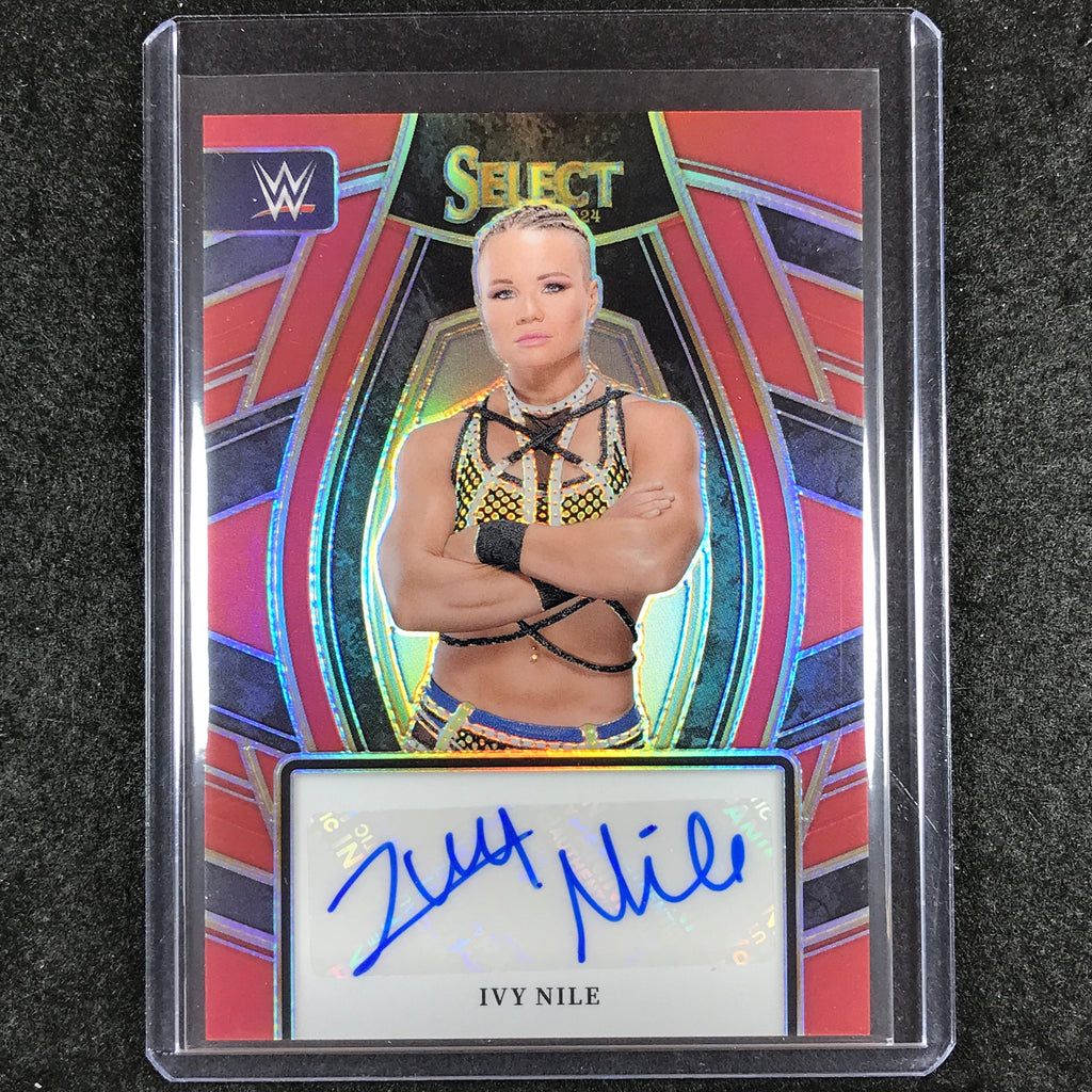 2024 Select WWE IVY NILE Signature Selections Red 94/99 – Cherry Collectables