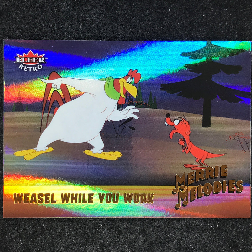 2024 Fleer Retro Looney Tunes WEASEL WHILE YOU WORK Merry Melodies #8 – Cherry Collectables