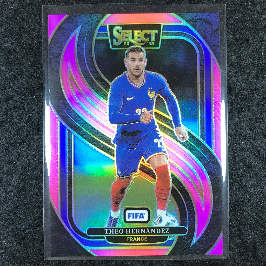 2024-25 Select FIFA THEO HERNANDEZ Mezzanine Pink 31/59 #171 – Cherry Collectables