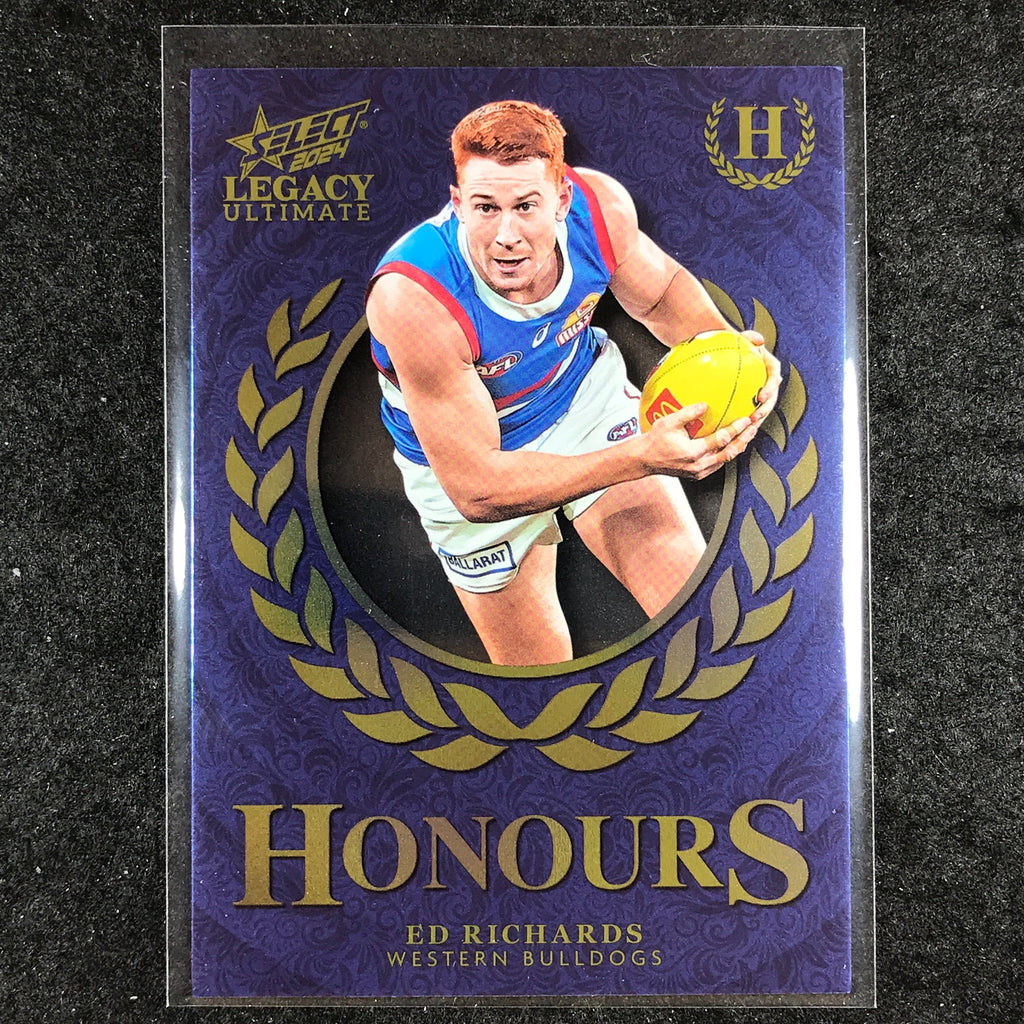 2024 Select AFL Legacy Ultimate ED RICHARDS Honours 83/255 #195 – Cherry Collectables