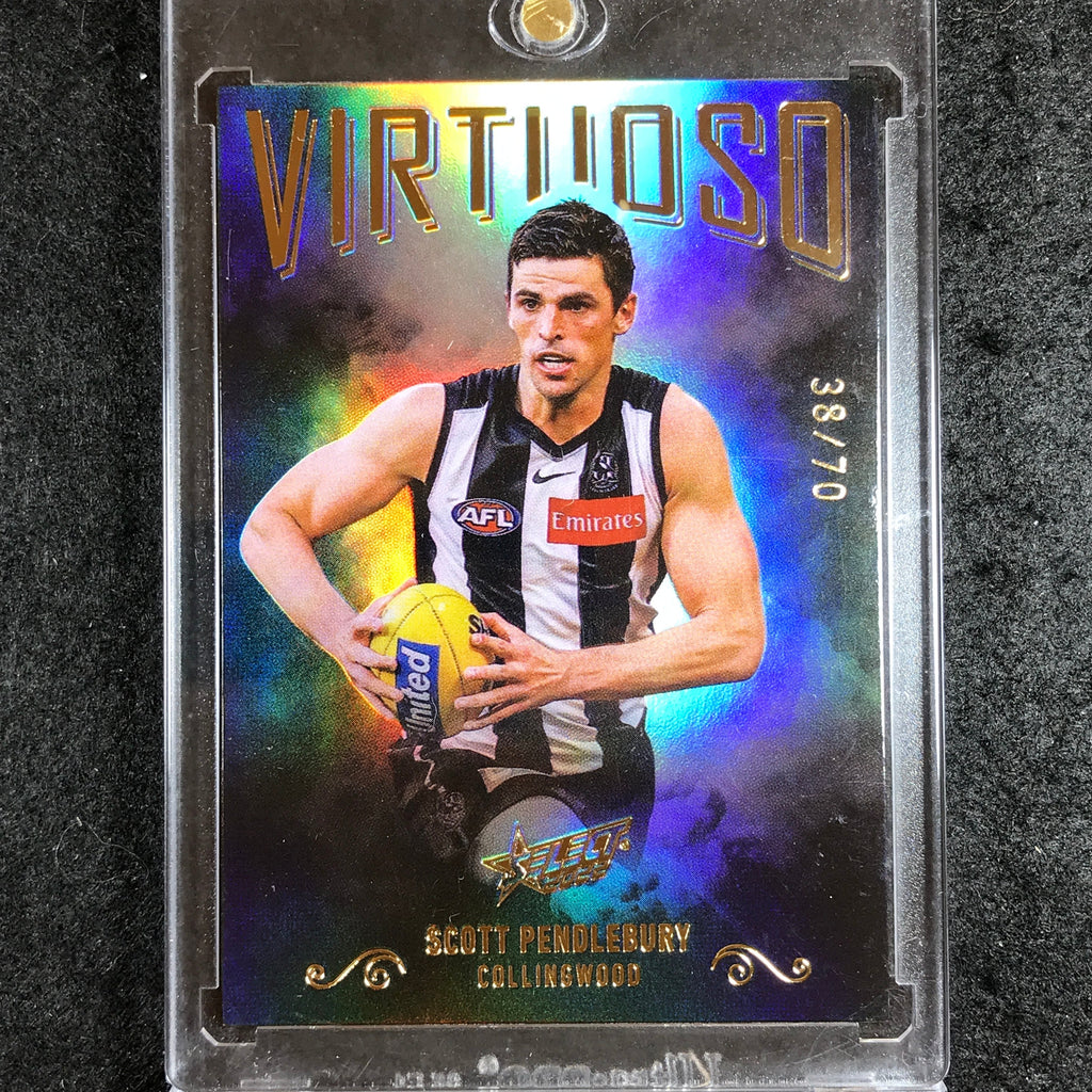 2022 Select AFL Footy Stars SCOTT PENDLEBURY Virtuoso 38/70 – Cherry Collectables
