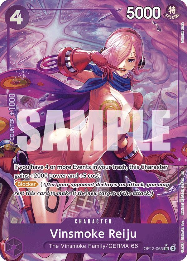 [ALTERNATE ART] Vinsmoke Reiju (063) OP12-063 - SR OP-12 Legacy of the – Cherry Collectables