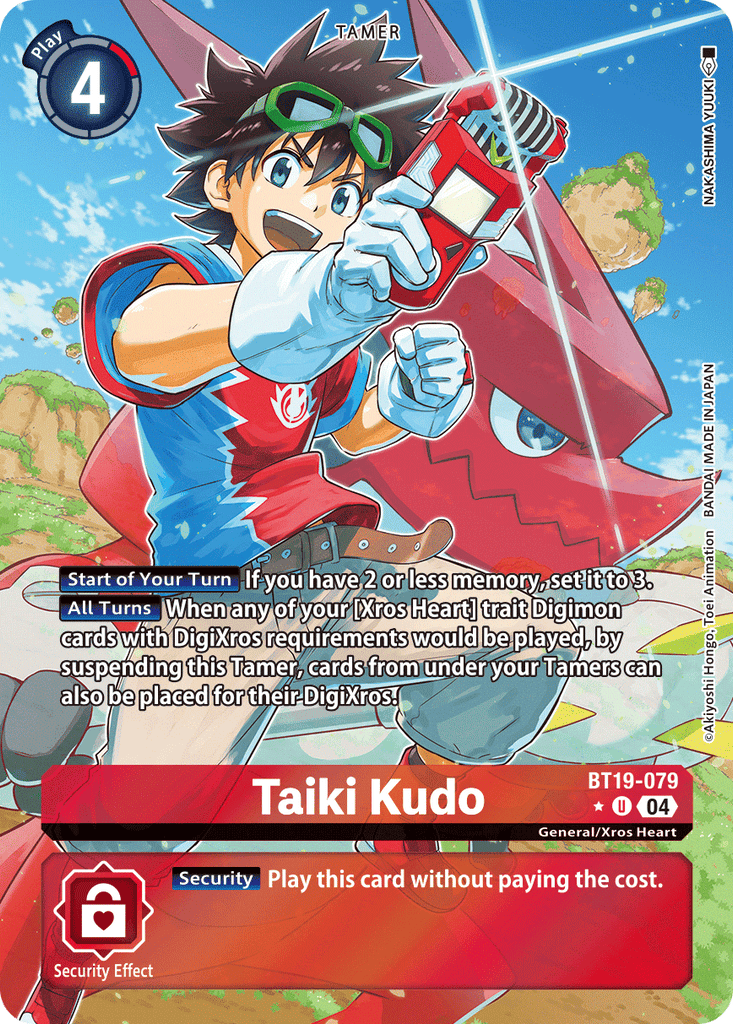 [ALTERNATE ART] Taiki Kudo BT19-079 UC - BT19-20 Special Booster VER 2 – Cherry Collectables