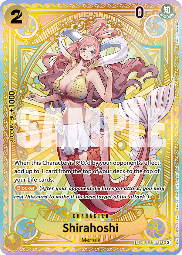 [ SP ] Shirahoshi EB01-057 - SP OP-11 A Fist of Divine Speed – Cherry Collectables