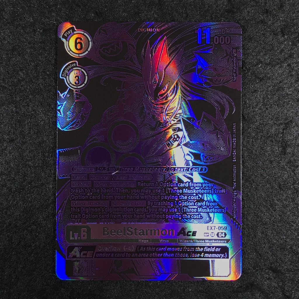[SP] Beelstarmon Ace EX7-030 - Alternate Art SP Short Print EX07 Digim – Cherry Collectables