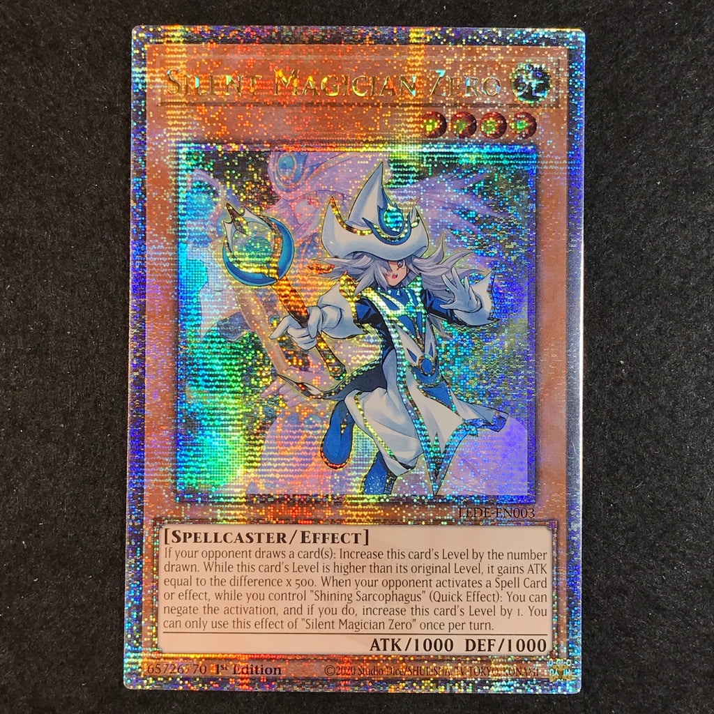 Quarter Century Secret Rare Silent Magician Zero - Lede-en003 - 1st Ed – Cherry Collectables