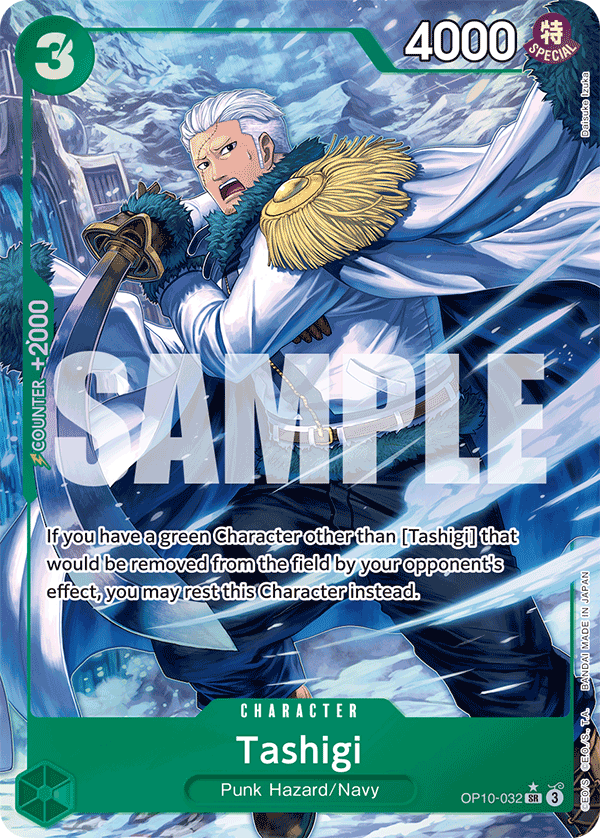[ALTERNATE ART] Tashigi (Parallel) OP10-032 - SR OP-10 Royal Blood – Cherry Collectables