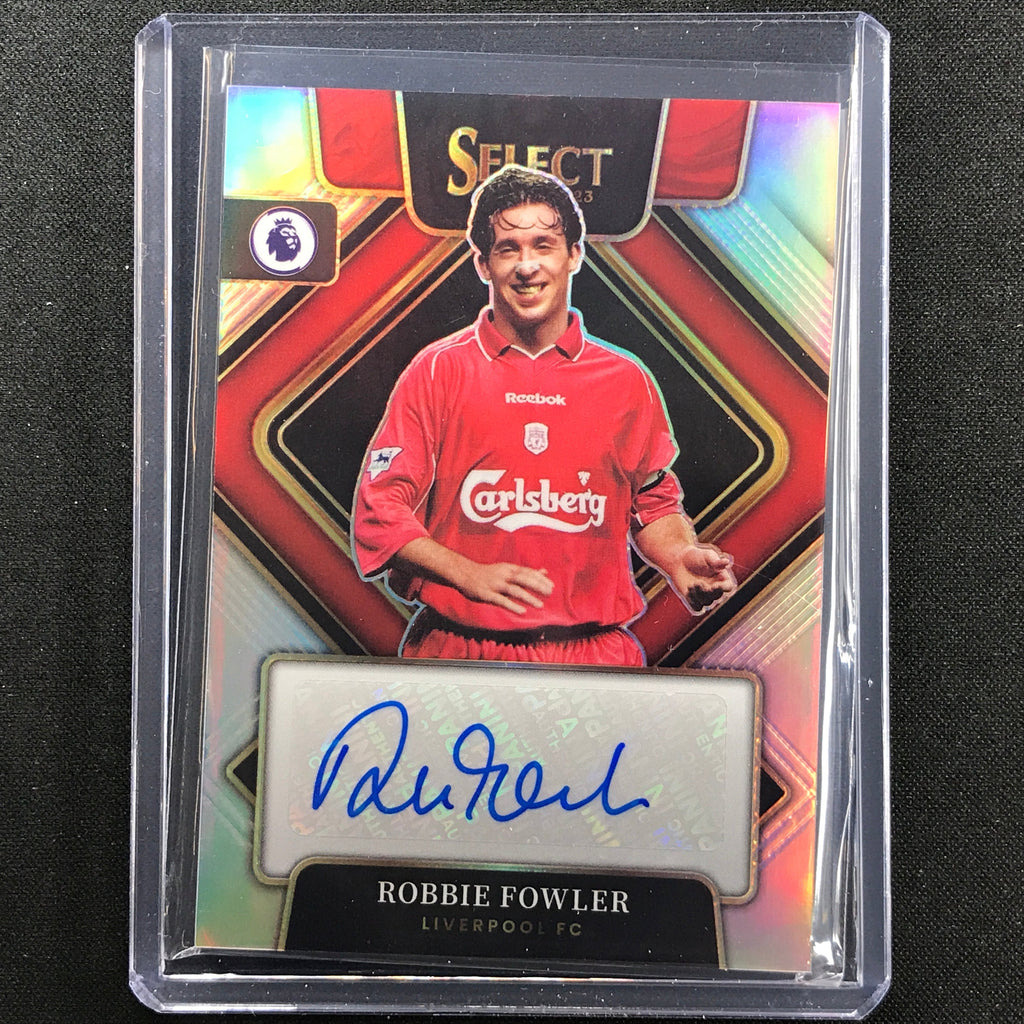 2022-23 Select EPL ROBBIE FOWLER Signatures Auto Silver Prizm #RFL – Cherry Collectables