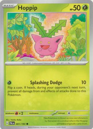 PLAYSET (4) 4x Hoppip - 001/193 - Common Paldea Evolved – Cherry Collectables
