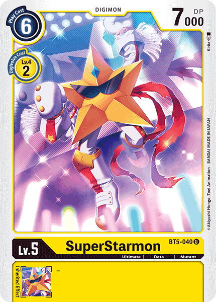 PLAYSET (4) 4x SuperStarmon BT5-040 Uncommon - BT05 Battle of Omni – Cherry Collectables