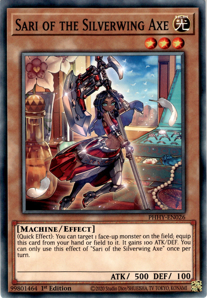 Playset 3 3x Sari Of The Silverwing Axe - Phhy-en026 - Common 1st Edit – Cherry Collectables
