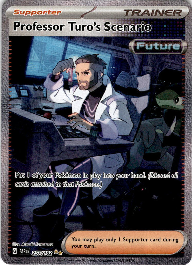 257/182 - Professor Turo’s Scenario - 257/182 - SPECIAL - Illustration Rare Paradox Rift ...