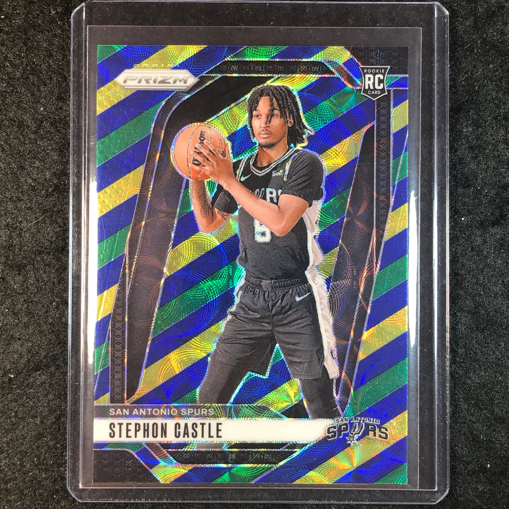 2024-25 Prizm STEPHON CASTLE Rookie Choice Blue Yellow Green #234 ...