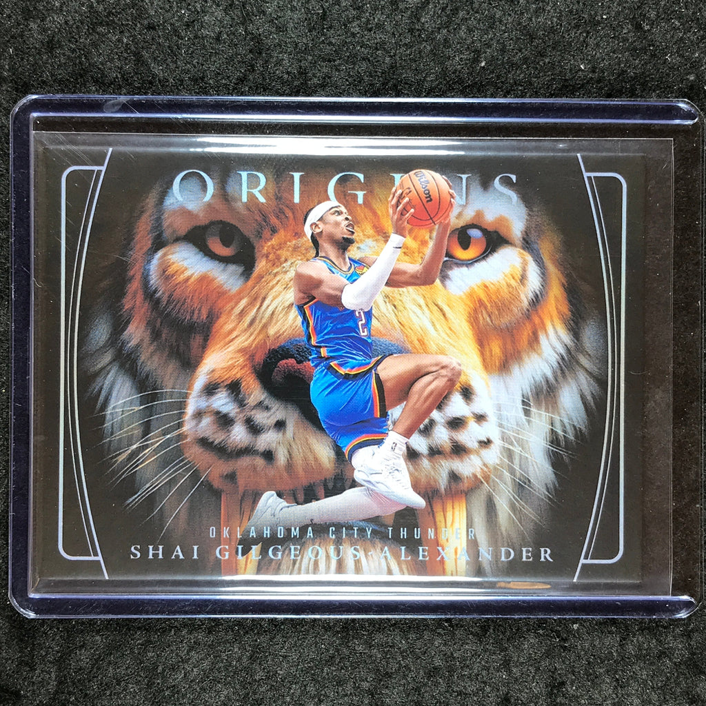 2024-25 Origins SHAI GILGEOUS-ALEXANDER Saber Tooth Tiger Eyes SSP #5 ...