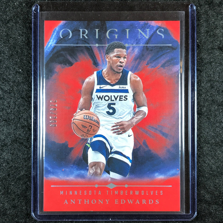2024-25 Origins ANTHONY EDWARDS Base Red 279/299 #8 – Cherry Collectables