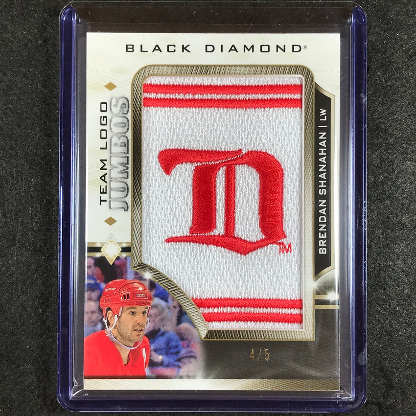 2023-24 Black Diamond NHL BRENDAN SHANAHAN Team Logo Jumbo Patch Gold ...