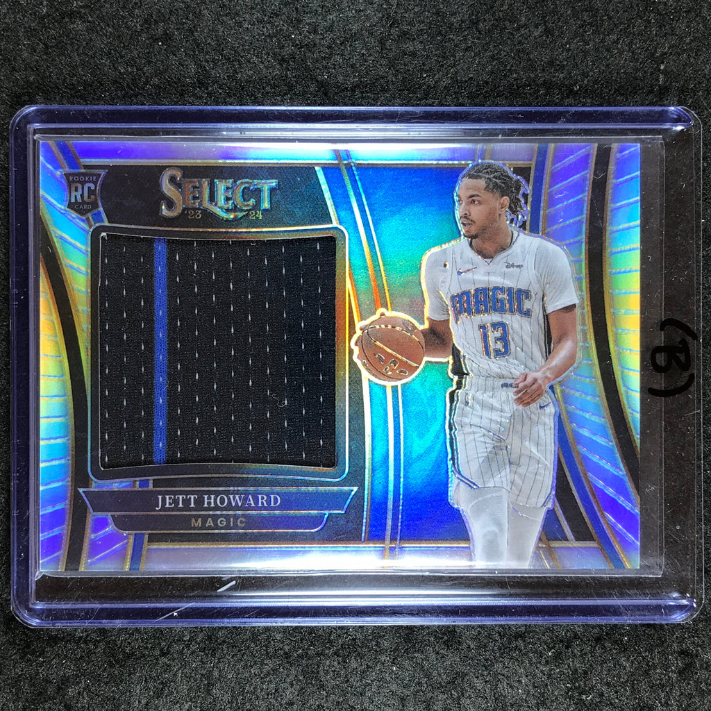2023-24 Select JETT HOWARD Rookie Jumbo Swatches Jersey Relic #JT (B ...
