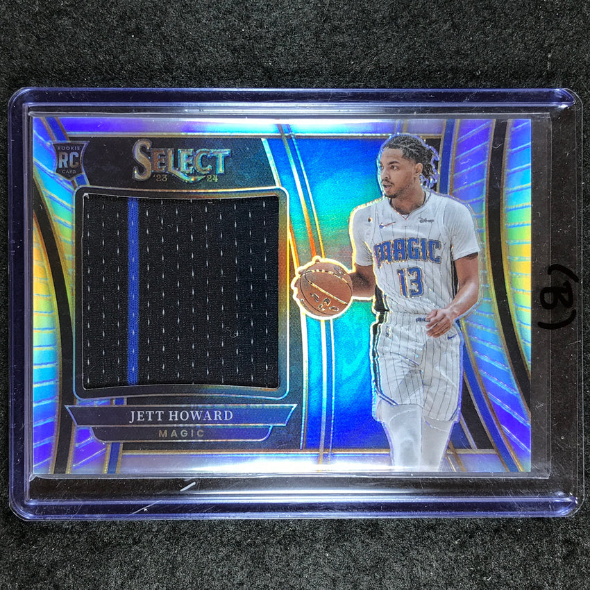 2023-24 Select JETT HOWARD Rookie Jumbo Swatches Jersey Relic #JT (B ...