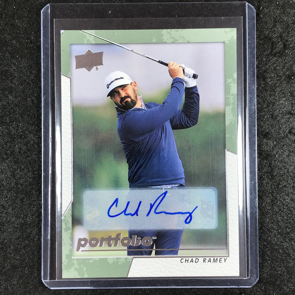 2024 Portfolio Golf CHAD RAMEY Base Autograph #3 – Cherry Collectables