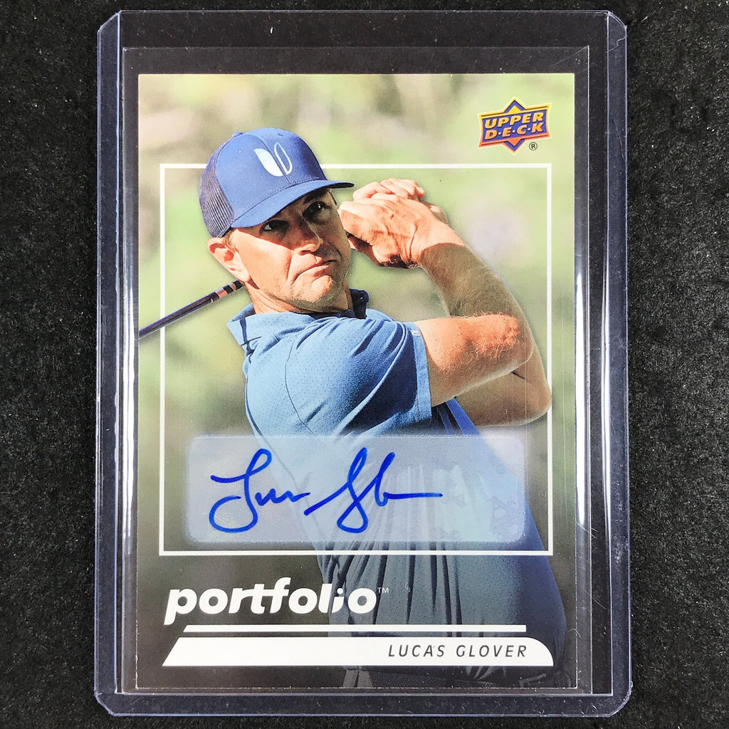 2024 Portfolio Golf LUCAS GLOVER Color Portraits Autograph #172 ...
