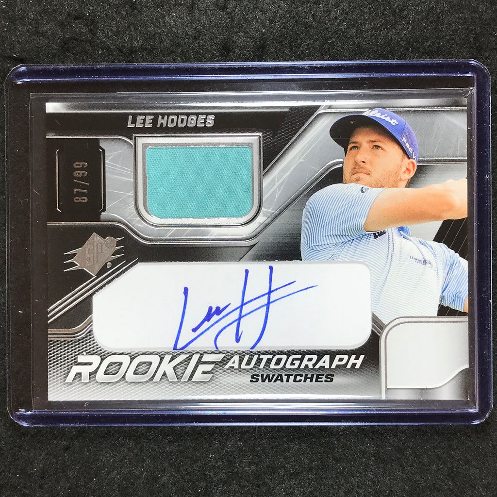 2024 Portfolio Golf LEE HODGES SPx Rookie Auto Swatch 87/99 – Cherry ...