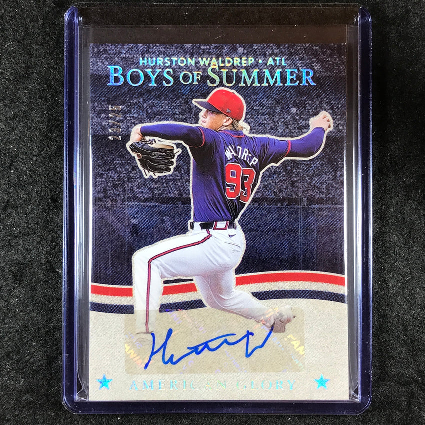 2025 Boys of Summer HURSTON WALDREP American Glory Signatures Auto Sil ...