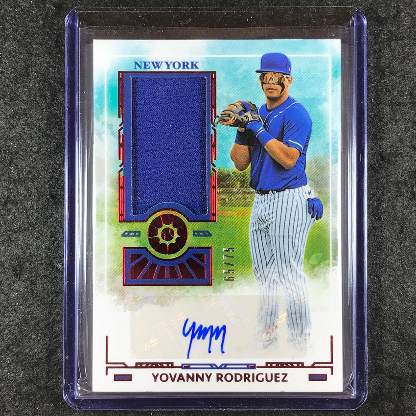 2025 Boys of Summer YOVANNY RODRIGUEZ Prospect Material Auto Red 65/75 ...