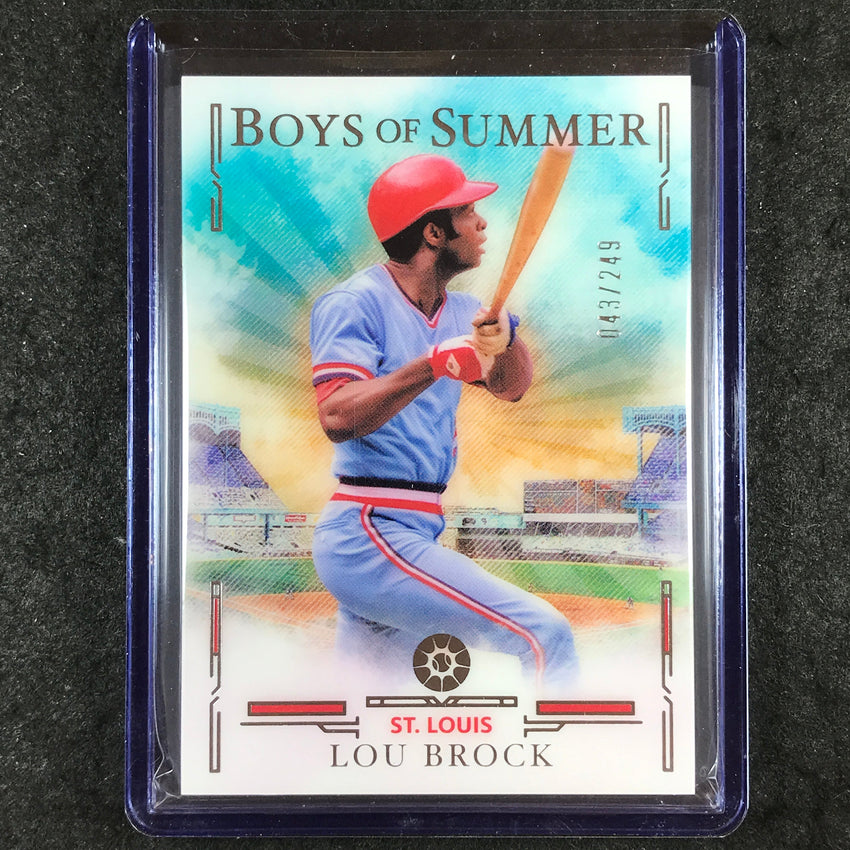 2025 Boys of Summer LOU BROCK Base 43/249 #73 – Cherry Collectables