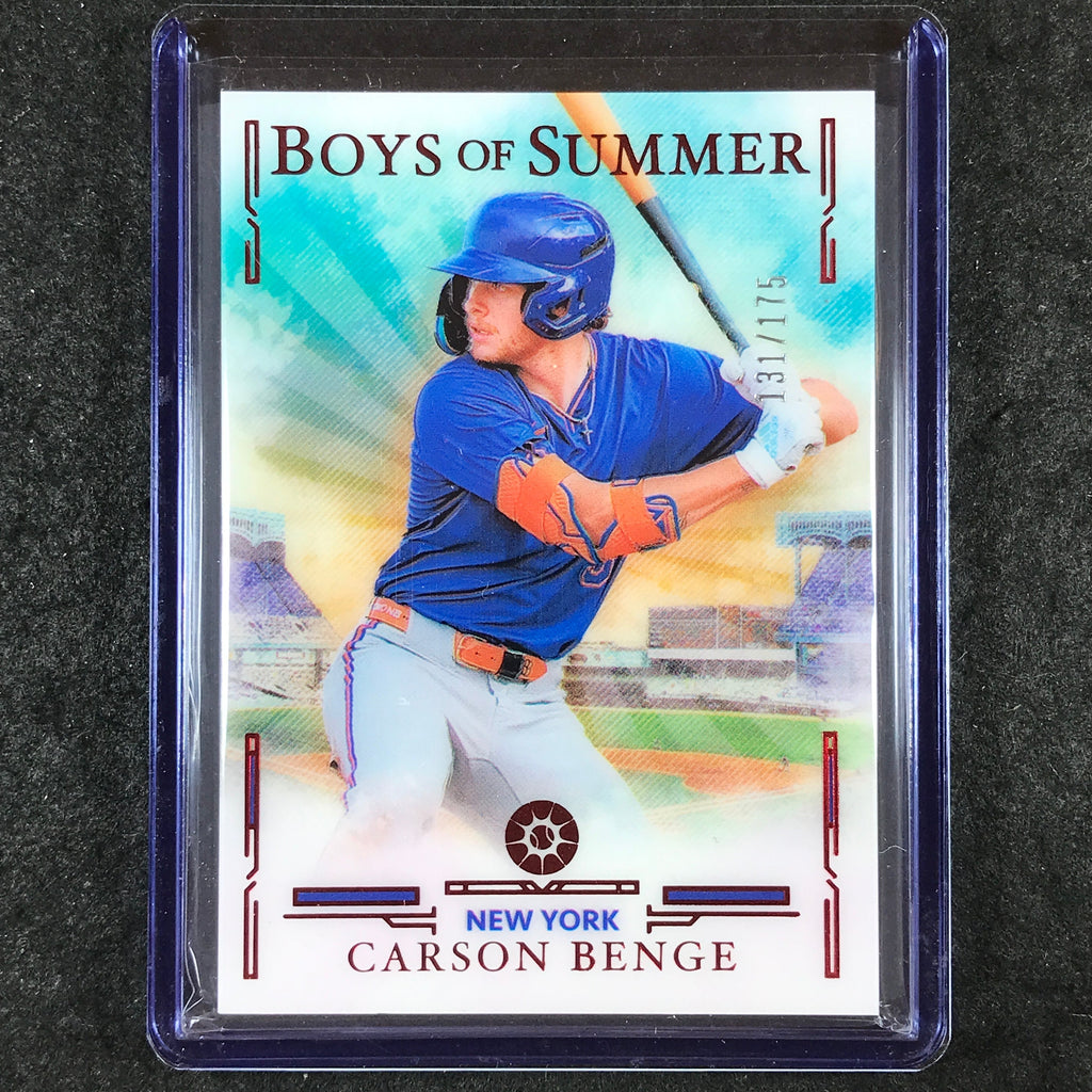 2025 Boys of Summer CARSON BENGE Base Red 131/175 #90 – Cherry Collectables