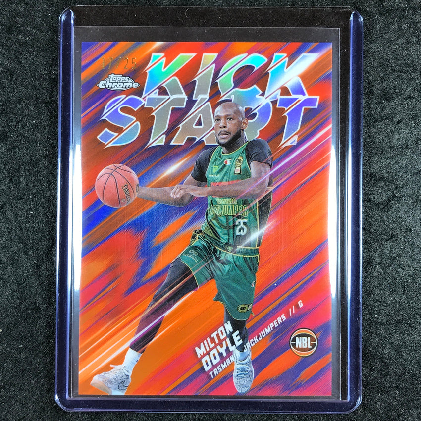 2024-25 Topps Chrome NBL MILTON DOYLE Kick Start Orange 17/25 #10 ...