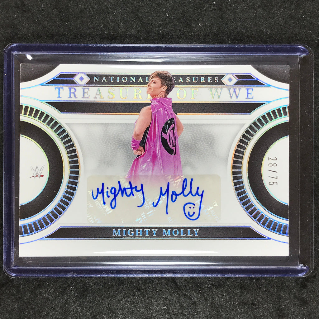 2024 National Treasures WWE MIGHTY MOLLY Treasures of WWE Signatures A ...