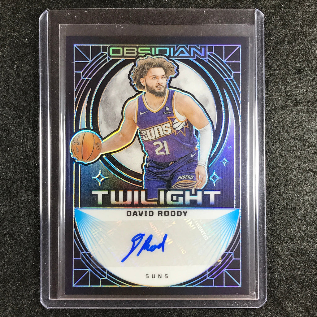 2023-24 Obsidian DAVID RODDY Twilight Auto Blue Electric Etch 11/30 ...
