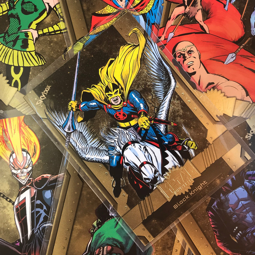 2024 Marvel Metal Universe Avengers TASKMASTER Base Gold FX #31 ...