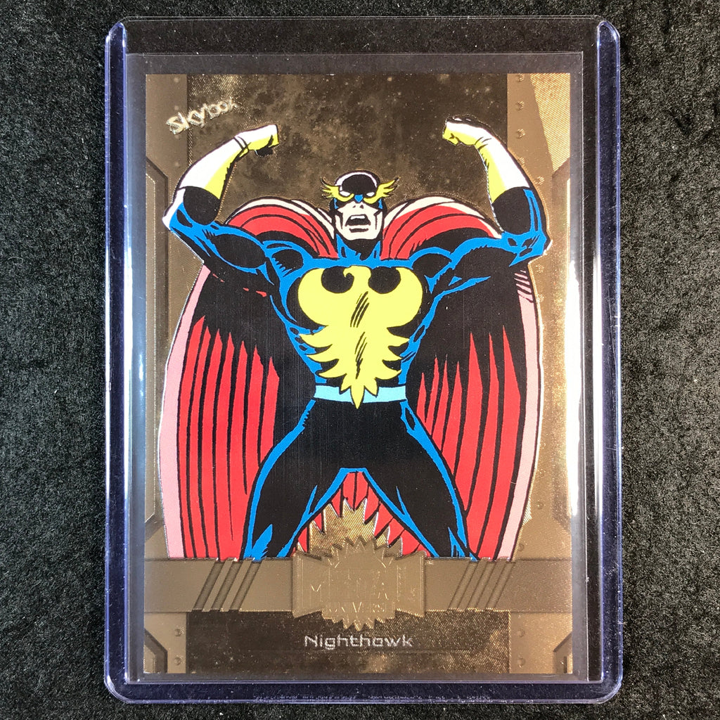 2024 Marvel Metal Universe Avengers NIGHTHAWK Base Bronze FX 149/150 ...
