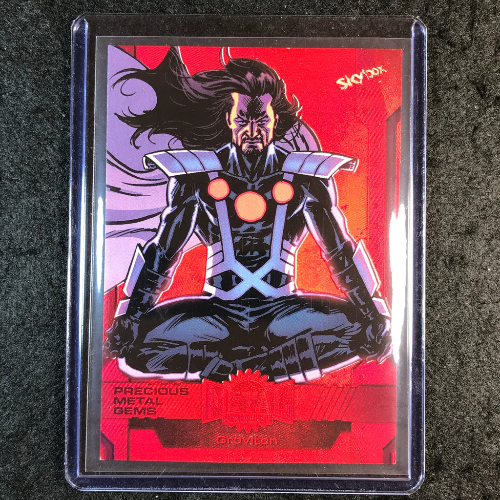 2024 Marvel Metal Universe Avengers GRAVITON Precious Metal Gems Red 7 ...