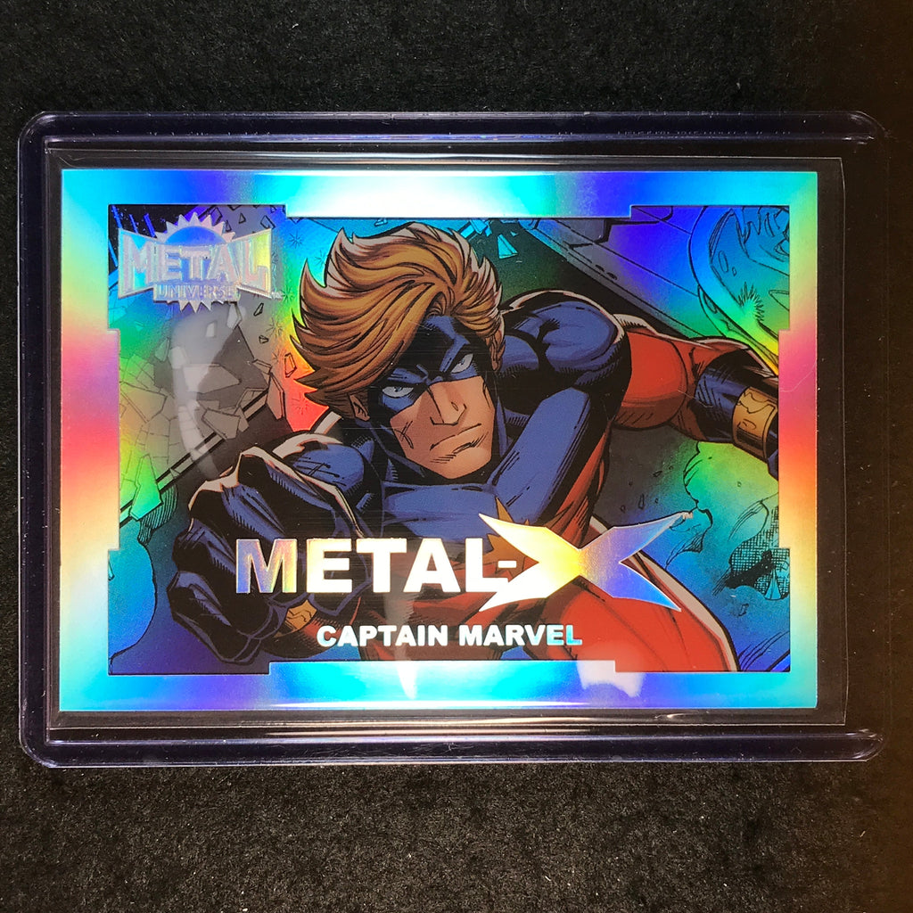 2024 Marvel Metal Universe Avengers CAPTAIN MARVEL Metal-X #9 – Cherry ...