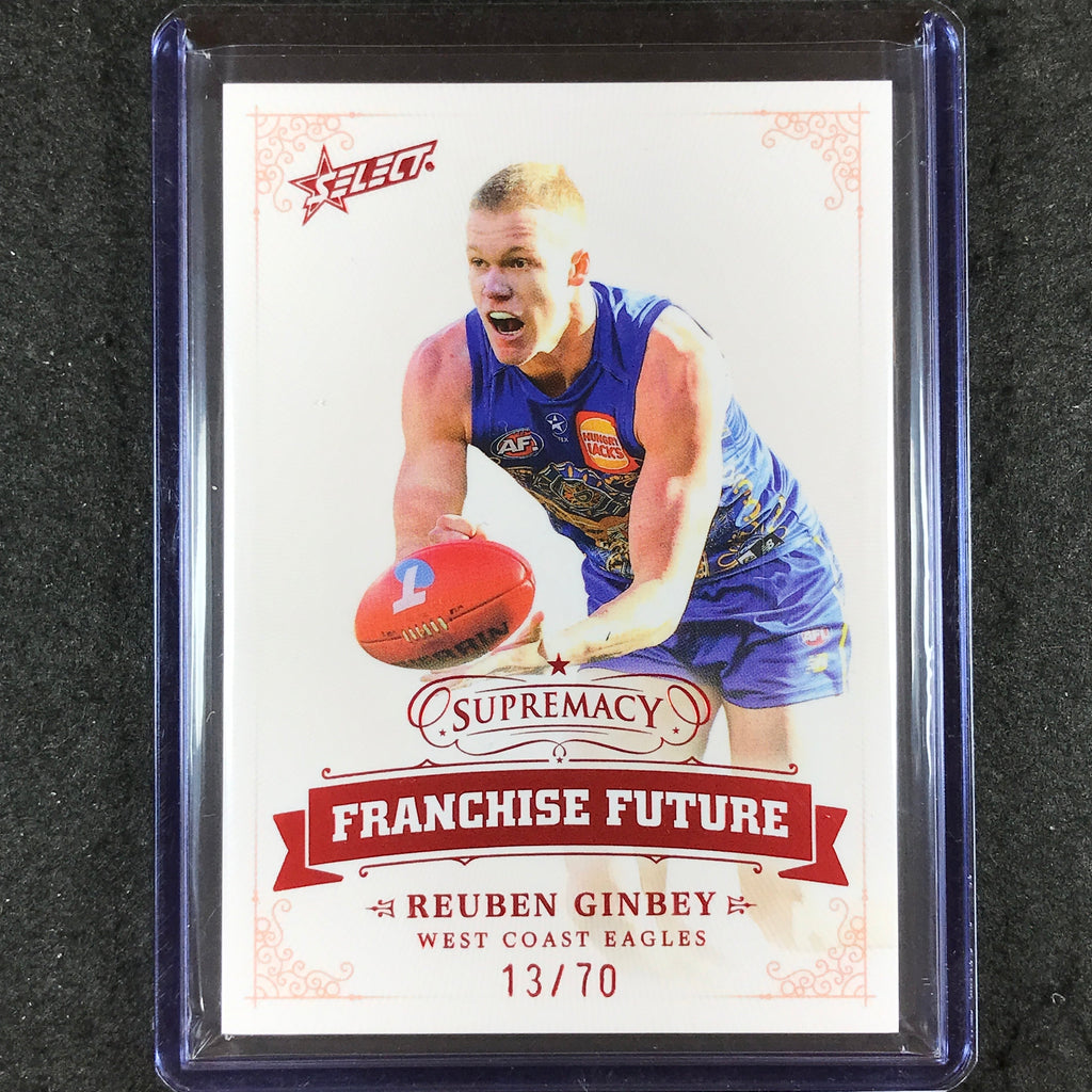 2024 Select AFL Supremacy REUBEN GINBEY Franchise Future 13/70 #34 ...