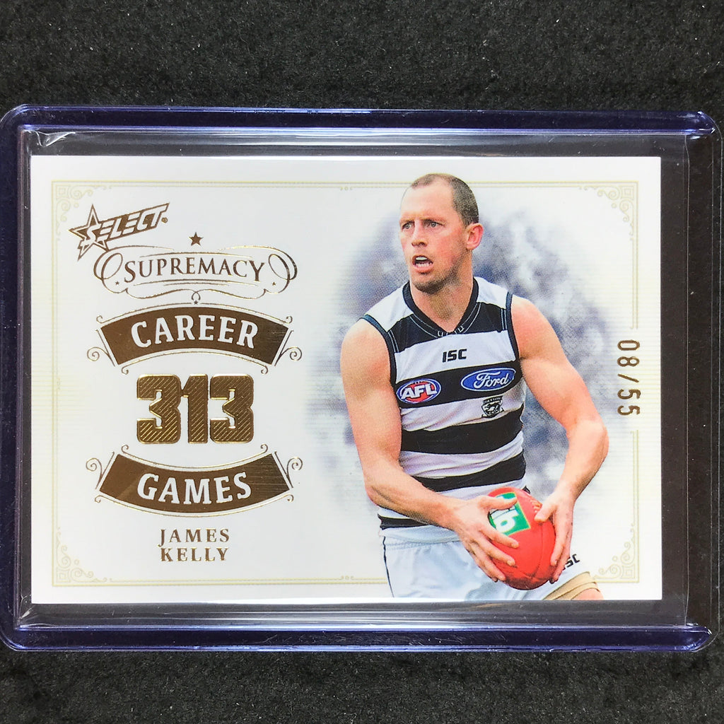 2024 Select AFL Supremacy JAMES KELLY Career Games 8/55 #JAK – Cherry ...