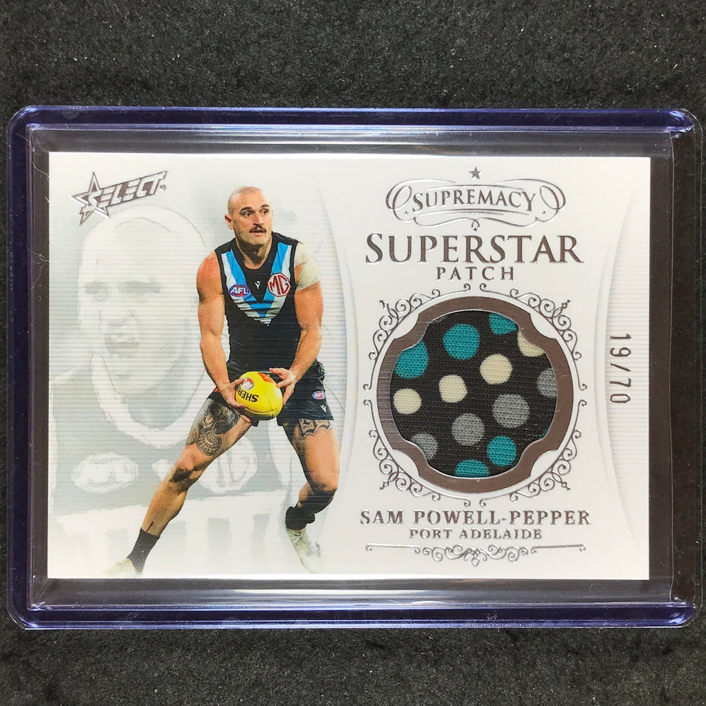 2024 Select AFL Supremacy SAM POWELL-PEPPER Superstar Patch 19/70 #26 ...