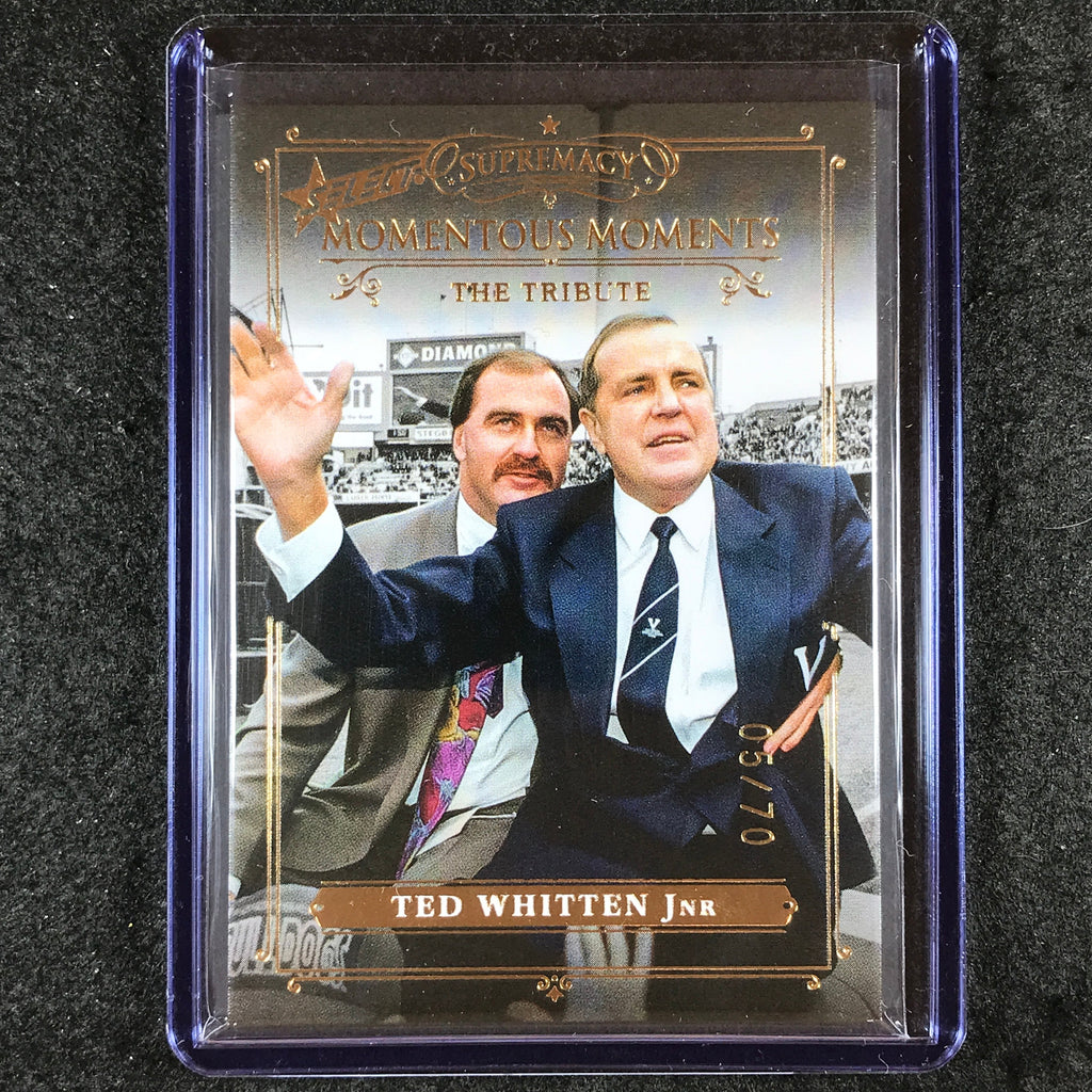 2021 Select AFL Supremacy TED WHITTEN JNR Momentous Moments 5/70 #6 ...