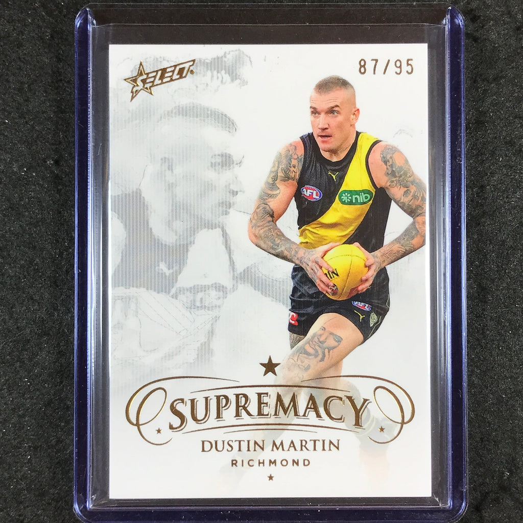 2024 Select AFL Supremacy DUSTIN MARTIN Gold 87/95 #121 – Cherry ...