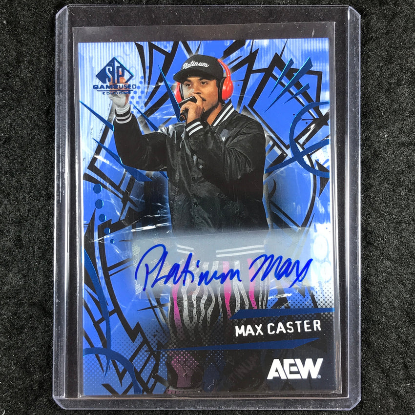 2025 AEW SP Game Used MAX CASTER Base Autograph Blue #47 – Cherry ...