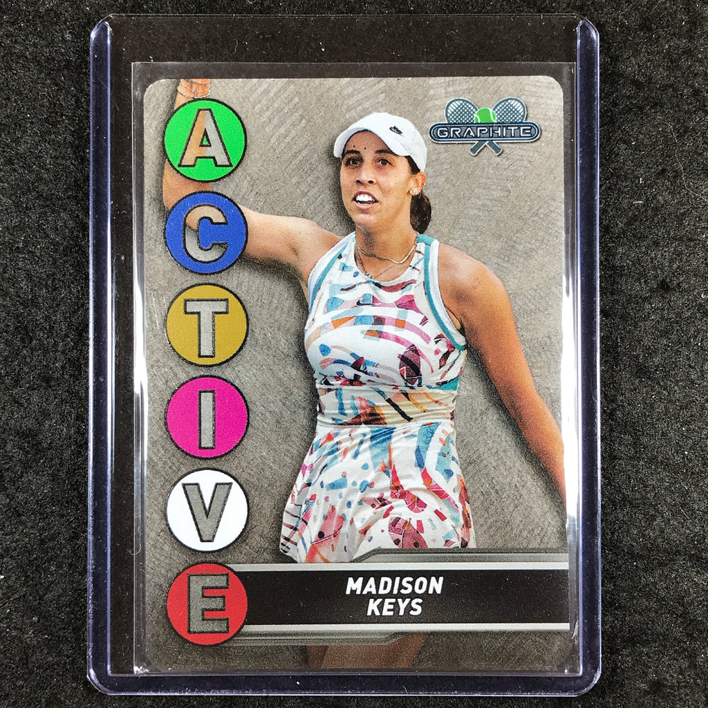 2024 Topps Graphite Tennis MADISON KEYS Active Metal Card Base #20 ...