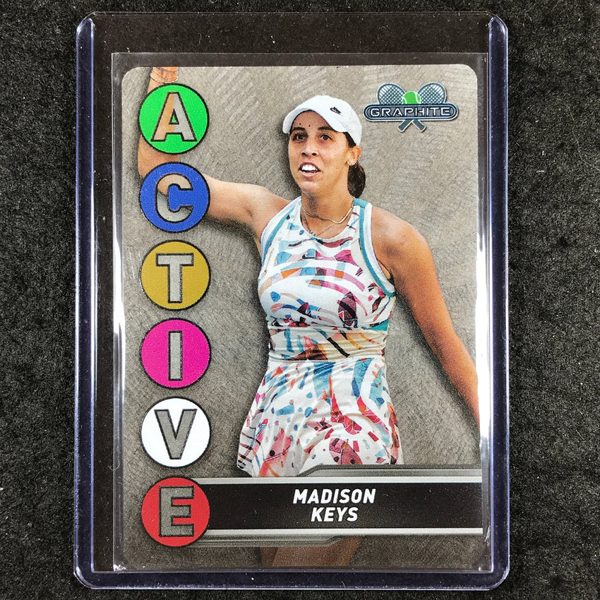 2024 Topps Graphite Tennis MADISON KEYS Active Metal Card Base #20 ...