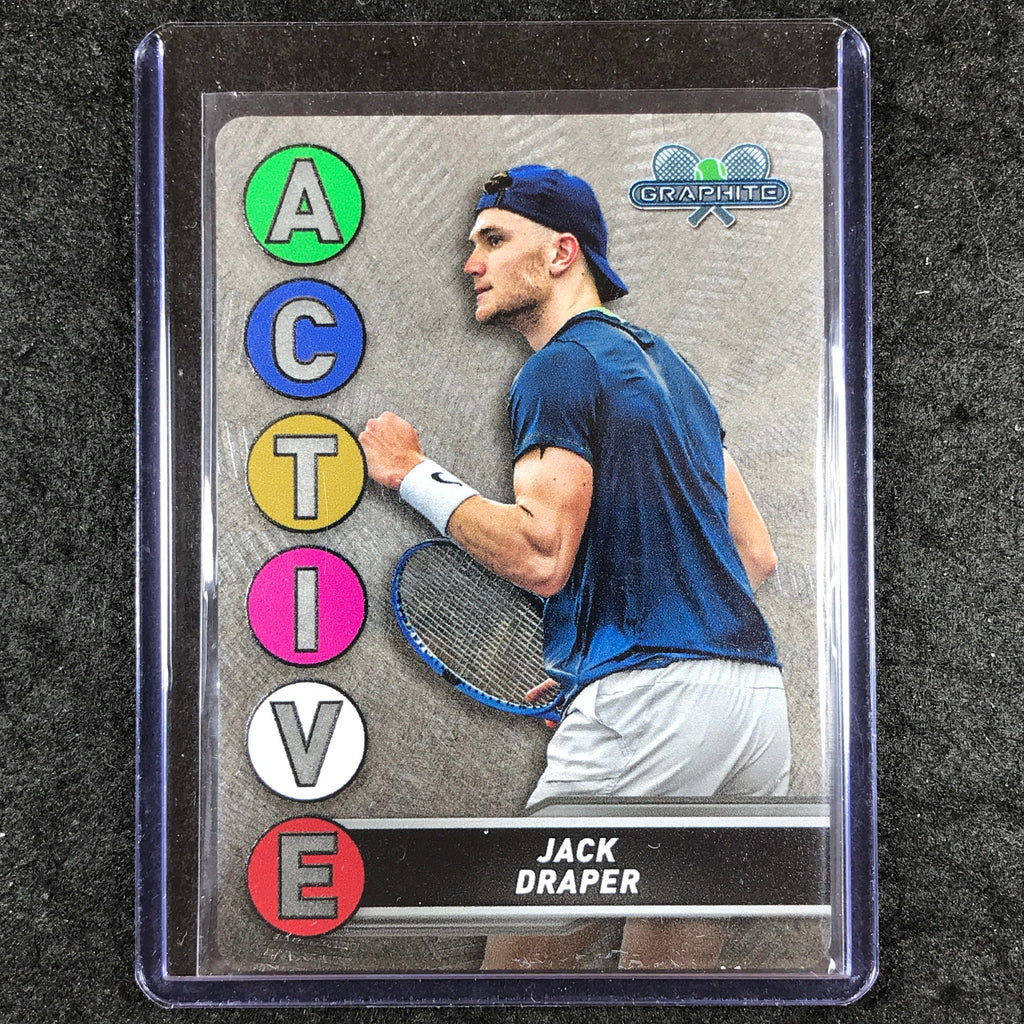 2024 Topps Graphite Tennis JACK DRAPER Active Metal Card Base #21 ...