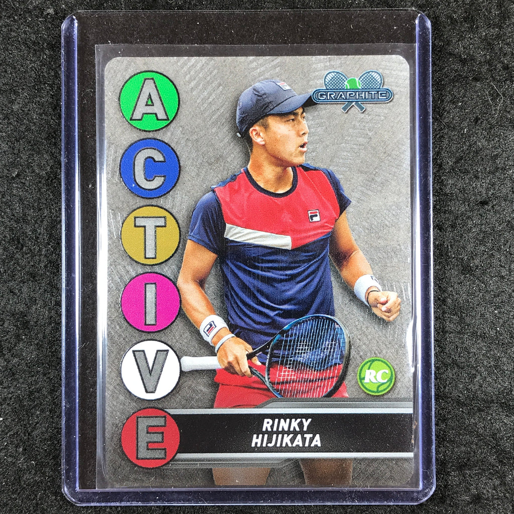 2024 Topps Graphite Tennis RINKY HIJAKATA Active Metal Card Rookie Bas ...