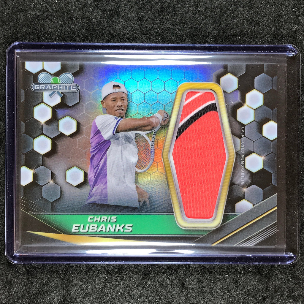 2024 Topps Graphite Tennis CHRIS EUBANKS Graphite Relics Refractor #CE ...