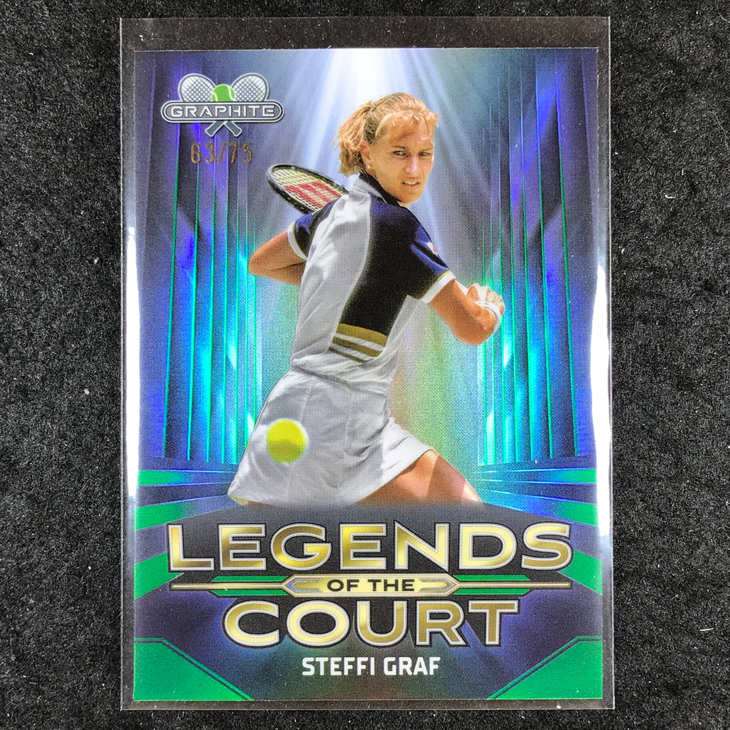 2024 Topps Graphite Tennis STEFFI GRAF Legends of the Court Green 63/7 ...